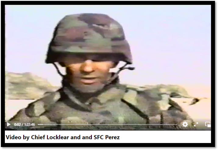 Video taken by CW2 Locklear and SFC Perez – The Official 45th Ordnance Company – Operation ...